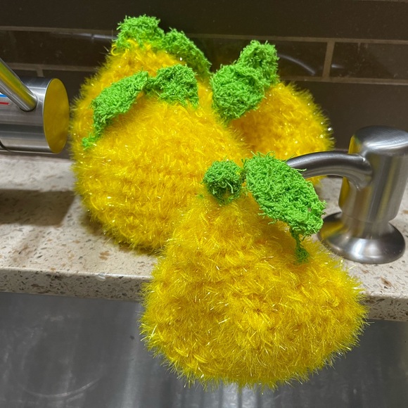 Kitchen | Sponge To Wash Dishes Crocheted With Lemon Figure 5 35 Dollar ...